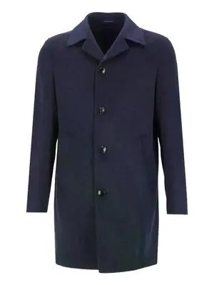 AL DUCA D’AOSTA 1902 Cashmere Button-up Coat - Blue