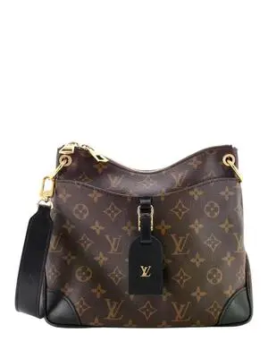 LOUIS VUITTON Odeon Nm Monogram Canvas Pm Cross Body Bag - Black