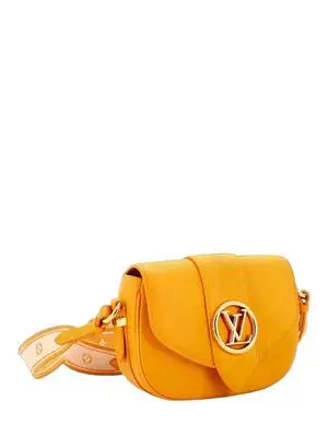 LOUIS VUITTON Leather Cross Body Bag - Orange
