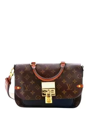 LOUIS VUITTON Vaugirard Monogram Canvas And Leather Satchel - Black