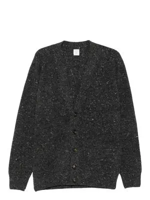 Eleventy Flecked V-neck Cardigan - Grey