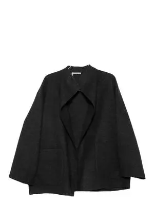 Dusan Oversized Shawl-collar Jacket - Grey