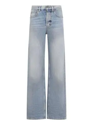 Saint Laurent Baggy Denim Jeans - Blue