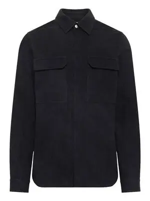 Rick Owens Webbing-trim Chest-pocket Shirt - Black