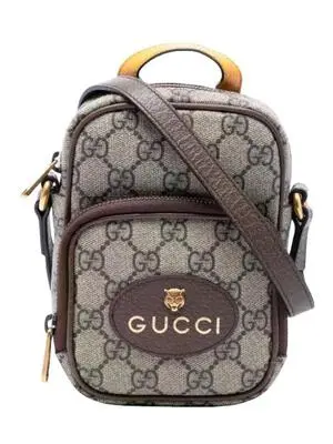 Gucci Gg Supreme Neo Vintage Satchel - Neutrals