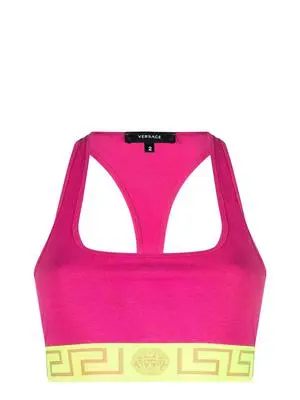 Versace Greca-underband Bralette - Pink
