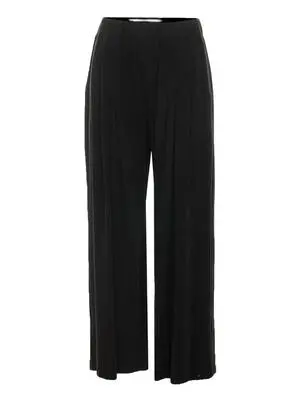 ELE Elasticated Loose-fit Track Pants - Black