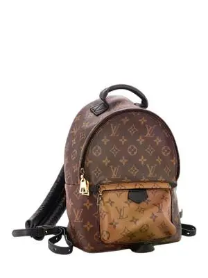 LOUIS VUITTON Palm Springs Reverse Monogram Canvas Pm Backpack - Brown