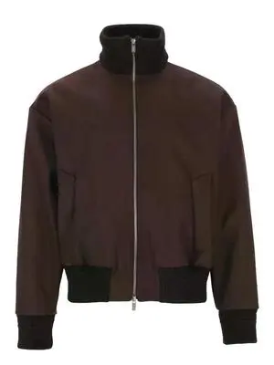 Barena Venezia Bolser Zip-up Bomber Jacket - Brown