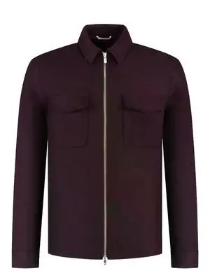 Marco Pescarolo Zip-up Flap-pocket Shirt Jacket - Red