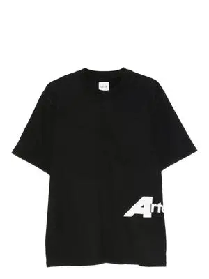 ARTE ANTWERP Logo-print Cotton T-shirt - Black