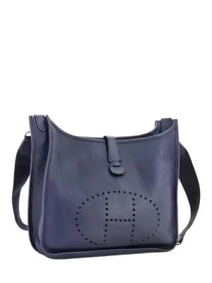Hermès Evelyne Bag Gen Iii Clemence Gm Cross Body Bag - Blue
