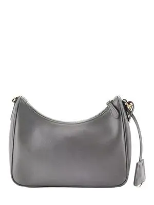 Prada Re-edition 2005 Saffiano Leather Small Crossbody Bag - Grey