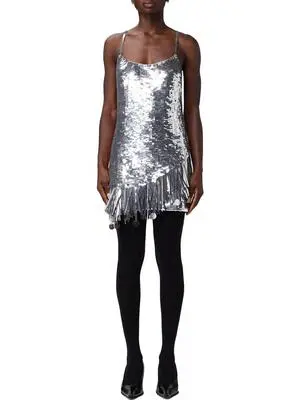 Andamane Sequin Mini Dress - Silver