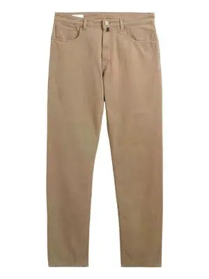 SLOWEAR Incotex Blue Division Straight-leg Trousers - Neutrals