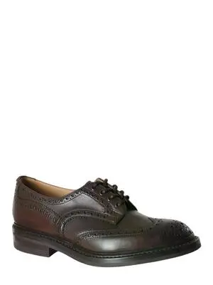 TRICKER'S Leather Derby Shoes - Brown