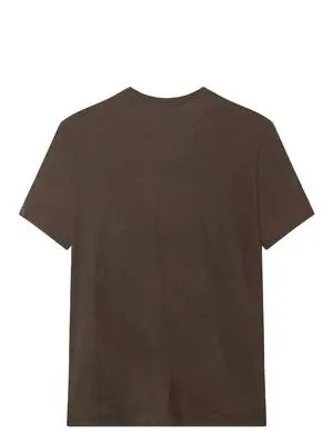 JAMES PERSE Crew-neck T-shirt - Brown