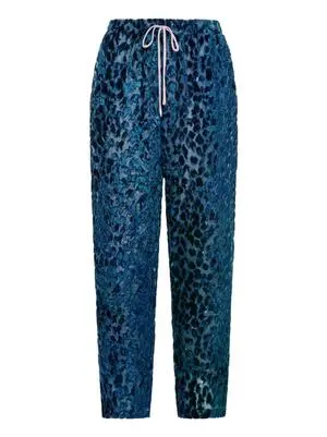 PIERRE-LOUIS MASCIA Straight-leg Trousers - Blue