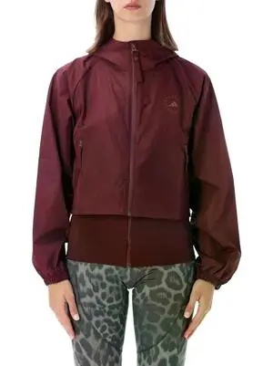 Adidas By Stella McCartney Logo-print Hooded Jacket - Red