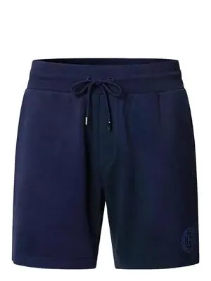 HACKETT LONDON Logo-print Drawstring Shorts - Blue