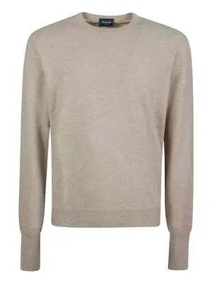 DRUMOHR Cashmere Crew-neck Sweater - Neutrals