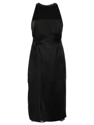 RÓHE Twist-detail Sleeveless Midi Dress - Black