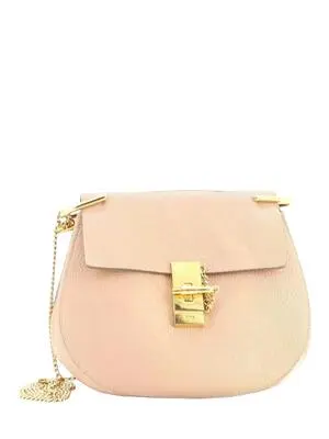 Chloé Drew Leather Small Cross Body Bag - Neutrals