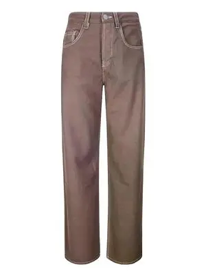 UMA WANG Phyllis Straight Trousers - Brown