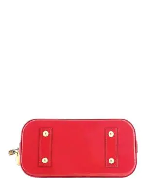 LOUIS VUITTON Alma Handbag Monogram Vernis Bb Shoulder Bag - Red