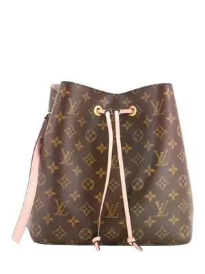 LOUIS VUITTON Louis Vuitton Monogram Canvas NeoNoe Bucket Bag Pink