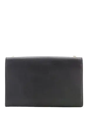 Saint Laurent Classic Monogram Tassel Leather Medium Cross Body Bag - Black