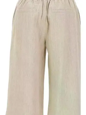 JCSOPHIE Liseron Drawstring-waist Palazzo Trousers - Neutrals