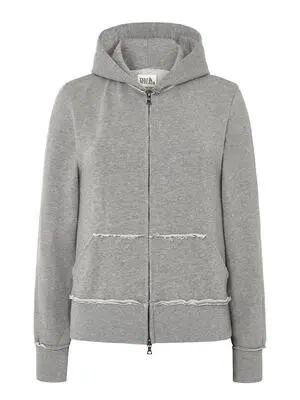 PAR Y ESCALA Jia Cotton Hooded Sweatshirt - Grey
