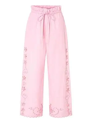 PAR Y ESCALA Cotton Trousers - Pink
