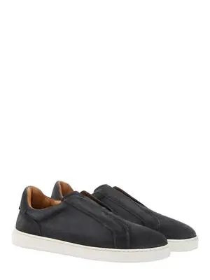 Magnanni Kona Slip Suede Sneakers - Blue