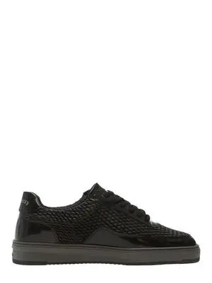Filling Pieces Mondo Reed Woven-panel Sneakers - Black