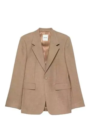 Sandro Mode Flannel Blazer - Neutrals