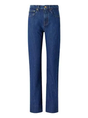 JIL SANDER Mid-rise Straight-leg Jeans - Blue