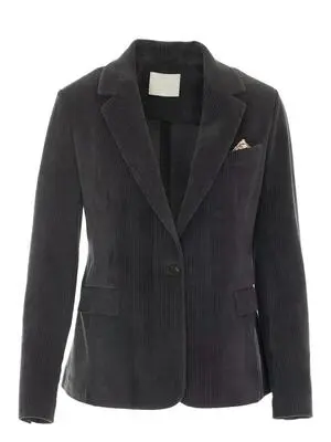 CIRCOLO 1901 Corduroy-effect Blazer - Grey