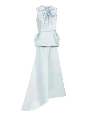 ISABEL SANCHIS Peplum Fishtail Dress Set - Blue