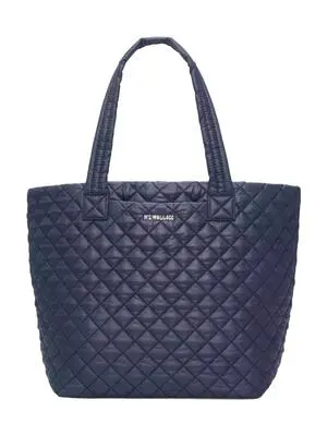Mz Wallace Medium Metro Deluxe Quilted Tote Bag - Blue