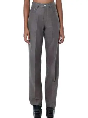 Rick Owens Straight-leg Five-pocket Trousers - Grey