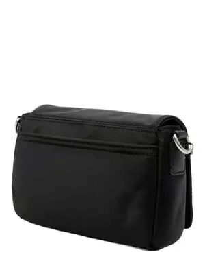 AMI Paris Logo-patch Shoulder Bag - Black