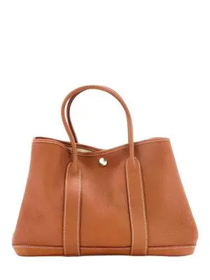Hermès Garden Party Leather 30 Tote Bag - Brown