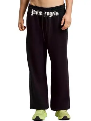 Palm Angels Logo-print Track Pants - Black