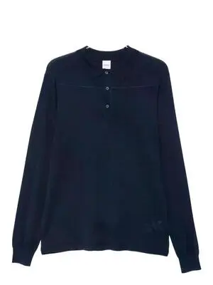 Aspesi Long-sleeve Polo Shirt - Blue