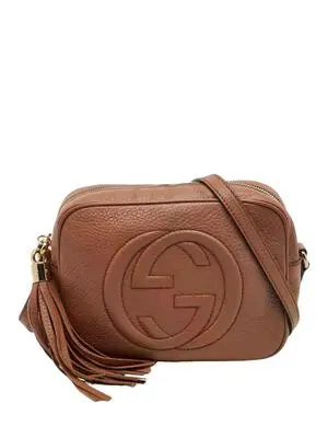Gucci Gucci Soho Disco Tassel Mini Bag Brown