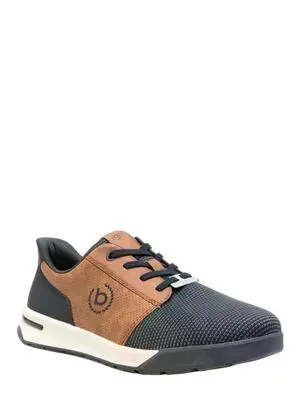 BUGATTI Perforated Panelled Sneakers - Blue