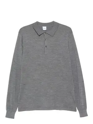 Aspesi Long-sleeve Polo Shirt - Grey