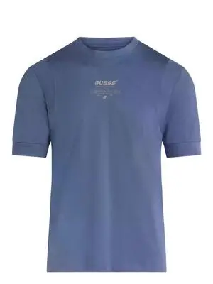Guess Logo Lettering T-shirt - Blue